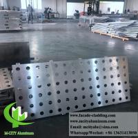 China 3mm Thickness Powder Coated Perforated Aluminum Facade Panel with Customizable Designs for Building Cladding for sale
