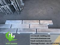 China Powder Coated Perforated Aluminum Wall Cladding Customizable Sizes for Facade Decoration for sale