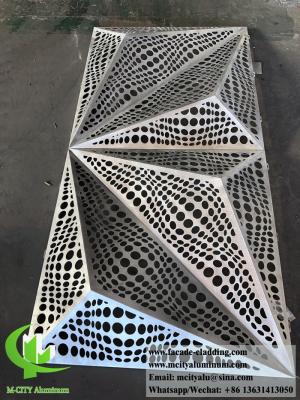 China 3003 Aluminum Alloy 3mm Powder Coated Aluminum Cladding Panel for Facade and Curtain Wall for sale