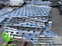 China CNC Cutting Custom RAL Colors Perforated Aluminum Panel 1.5mm to 10mm Thickness for Facade Cladding for sale