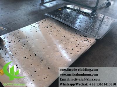 China Powder Coated CNC Cutting Aluminum Facade Panel with RAL Color for Wall Cladding for sale