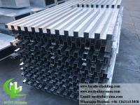 China Customized Non-Standard Aluminum Facade Cladding Panel with Powder Coated and Perforated Design for Curtain Wall for sale