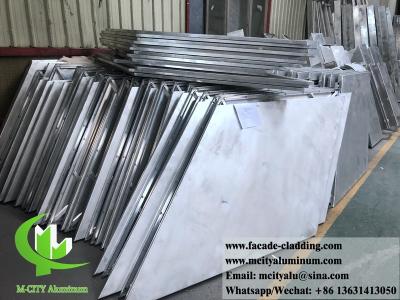 China Powder Coated Aluminum Cladding Panel with Customizable RAL Colors in 1000x2000mm Size for Facade for sale
