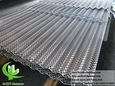 China Powder Coated Aluminum Perforated Sheet with Custom RAL Colors and 1.5-10mm Thickness for Metal Facade Panels for sale