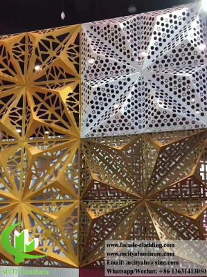 China Customized 3D aluminum facade panel with powder coated RAL color options and CNC cutting for building exteriors for sale