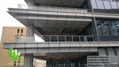 China 3mm Powder Coated Aluminum Facade Panel with Custom RAL Colors for Building Cladding for sale