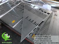China 3003 Aluminum Alloy Powder Coated Solid Aluminum Panel for Facade Cladding with Custom RAL Colors for sale