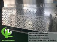 China Customized 3D Perforated Aluminum Facade Panel with Powder Coated Surface in Any RAL Color for sale