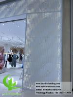 China Powder Coated Perforated Aluminum Facade Panel with Custom RAL Colors and 1000x2000mm Standard Size for Wall Decoration for sale