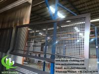 China Durable Powder Coated Perforated Aluminum Facade with Customizable RAL Colors and Laser Cutting Technology for sale