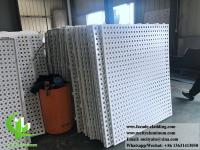 China Anti Rust Powder Coated Perforated Aluminum Facade Panel with Custom RAL Colors for sale