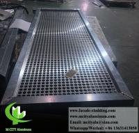 China Anti-rust Powder Coated Perforated Aluminum Sheet with Customizable Patterns for Window Screens and Facade Panels for sale