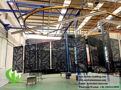 China Powder Coated Laser Cut Aluminum Panel with Custom RAL Colors for Facade Cladding in 1000x2000mm Standard Size for sale