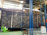 China 5mm PVDF Coated Perforated Aluminum Facade with Customizable Patterns for Metal Cladding Panel for sale