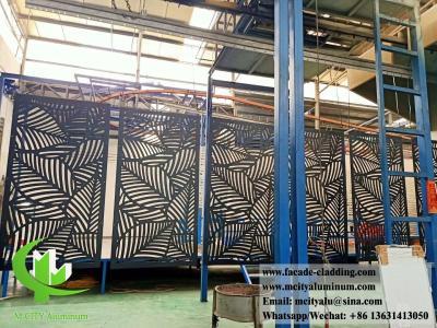 China 5mm PVDF Coated Perforated Aluminum Facade with Customizable Patterns for Metal Cladding Panel for sale