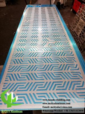 China Powder Coated Perforated Aluminum Screen 1200x2400mm with Customizable Patterns for Facade and Cladding for sale