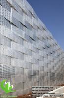 China Powder Coated Perforated Aluminum Facade with Customizable Patterns and 2mm Thickness for Building Decoration for sale