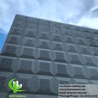 China Powder Coated Perforated Aluminum Panel with Customizable RAL Colors and CNC Laser Cut Design for Facade Decoration for sale