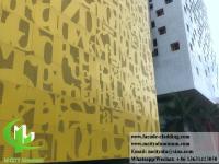 China Powder Coated Perforated Aluminum Facade Panel with 2mm Thickness and Custom Laser Cut Design for sale