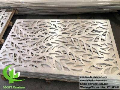 China Powder Coated Perforated Aluminum Cladding Panel with Customizable RAL Colors for Building Facades for sale