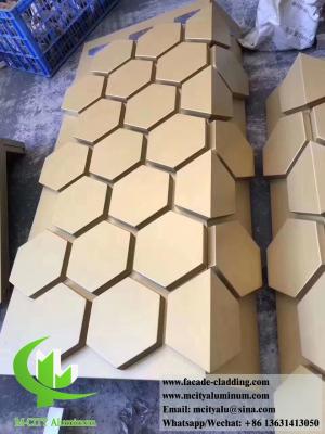 China 3D Aluminum Cladding Panel with Powder Coated Finish and Customizable RAL Colors in 1.5-10mm Thickness for Building Facades for sale