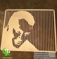China Custom Design Powder Coated Aluminum Laser Cut Panel 1000x2000mm for Building Decoration for sale