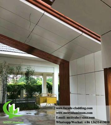 China Powder Coated Perforated Aluminum Facade Panel with Customizable RAL Colors and 1.5-10mm Thickness for sale