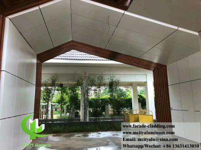 China Powder Coated PVDF Paint Aluminum Solid Wall Cladding with Customizable RAL Colors for Facade and Roof for sale
