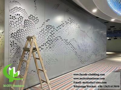 China Powder Coated Perforated Aluminum Panel with Customizable RAL Colors and 3mm Thickness for Facade Cladding for sale