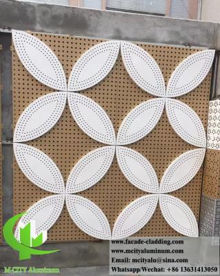 China 3D Aluminum Facade Panel with Powder Coated Finish and Customizable RAL Colors via CNC Laser Cutting for sale