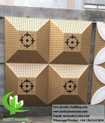 China Customized Design 3D Aluminum Facade Panel with Powder Coated Finish in 1000x2000mm Size for sale