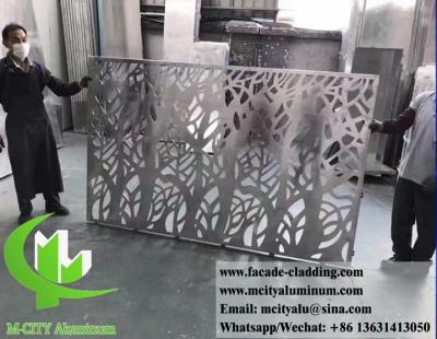 China Exterior CNC Carved Aluminum Wall Panel with Powder Coated Finish for Customizable Facade Decoration for sale
