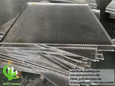 China Anti Rust Fireproof Powder Coated Aluminum Solid Panel Wall Cladding for Exterior Facade for sale