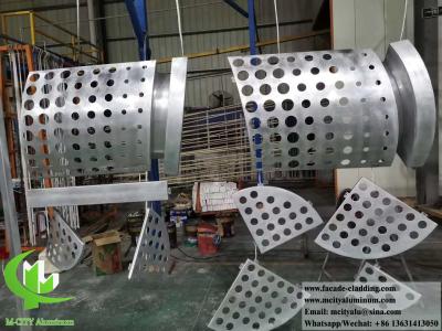China Fireproof Powder Coated Aluminum Solid Panel for Customizable Wall Cladding and Facade for sale