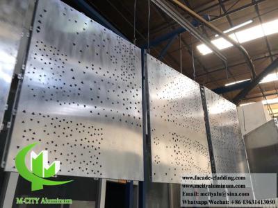 China 3mm Powder Coated Decorative Metal Screen Panel for Customizable Aluminum Wall Cladding and Facade for sale