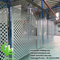 China Customized Size Powder Coated CNC Laser Cutting Aluminum Cladding Panel for Decorative Perforated Aluminum Facade for sale