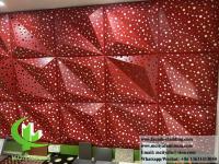 China 3D Aluminum Cladding Panel with Powder Coated Finish, Customizable RAL Colors, and Perforated Design for Facade Decoration for sale