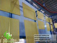 China Powder Coated Perforated Aluminum Panel with Customizable Design and 3mm Thickness for Facade Cladding for sale