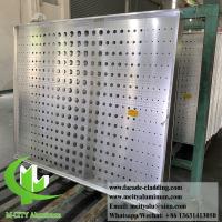 China Powder Coated Perforated Aluminum Facade Panel with Customizable RAL Colors and 3mm Thickness for Cladding for sale