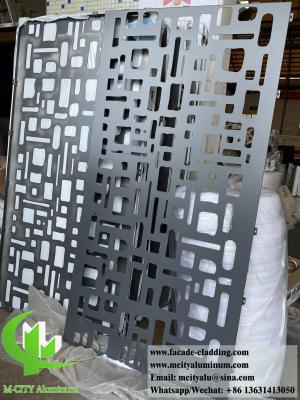 China 3mm Anti Rust Powder Coated Laser Cut Aluminum Panel for Custom Design Building Decoration for sale