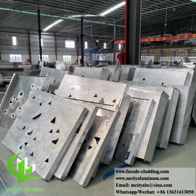 China Laser Cut Metal Facade Panel with Hollow Decorative Designs in Aluminum Alloy and Powder Coated Finish, Standard Size 1200x2400mm for sale