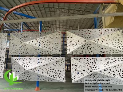 China 3D Aluminum Facade Panel with Powder Coated Surface and Customizable RAL Colors in 1000x2000mm Size for Architectural Metal Wall Cladding for sale