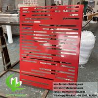 China CNC Engraved Powder Coated Perforated Aluminum Facade Panel with Customizable RAL Colors for Building Wall Decoration for sale