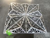 China Laser Cut Decorative Pattern 3D Aluminum Cladding Panel with Powder Coated Finish and Customizable RAL Colors for sale