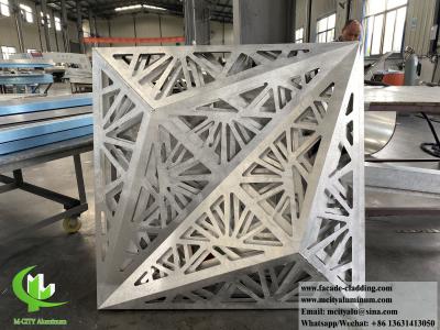 China Powder Coated Perforated Aluminum Sheet with Customizable Patterns for 3D Aluminum Cladding Panel up to 1220x1220mm for sale