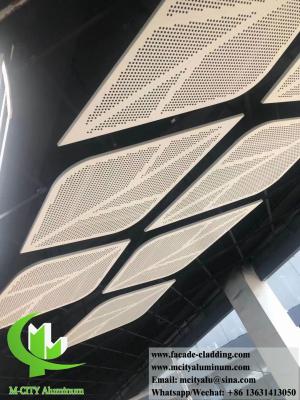 China Powder Coated Perforated Aluminum Panel with Customizable Size and Laser Cut Design for Building Facade for sale