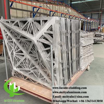 China 3D Aluminum Cladding Panel with Powder Coated Anti-Rust Surface and Customizable Design for sale