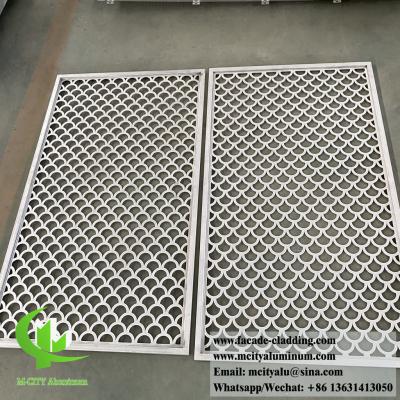 China Powder Coated Laser Cut Aluminum Panel with Custom RAL Colors and 3mm Thickness for Facade Cladding for sale