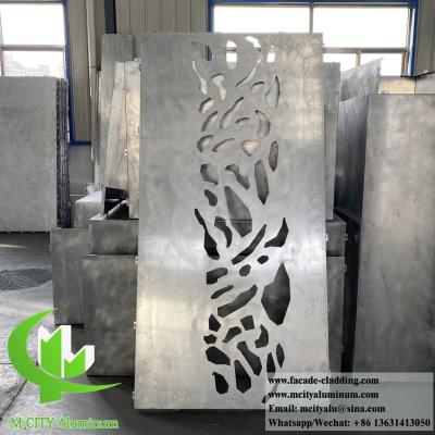 China Powder Coated Laser Cut Aluminum Panel with Customizable RAL Colors for 3mm Thickness Facade Cladding for sale