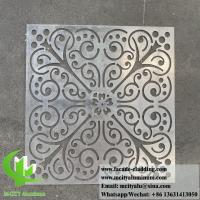 China 3mm Powder Coated Aluminum Decorative Panel with Customizable Designs for Laser Cut Metal Facade Cladding for sale